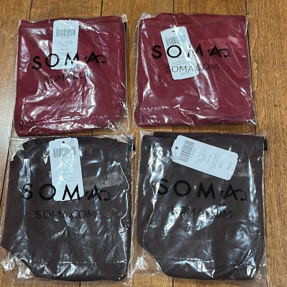 Soma | Intimates & Sleepwear | Nwt Set Of 4 Soma Vanishing Edge All ...